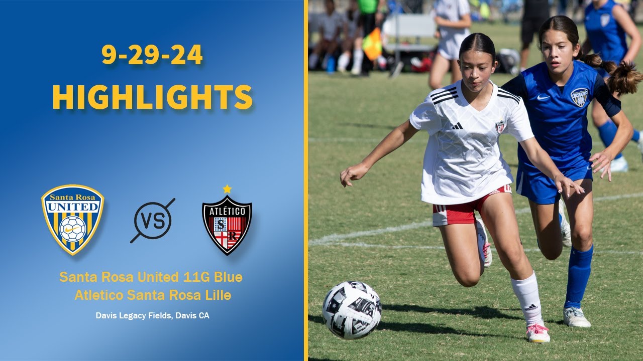 HIGHLIGHTS - 9-29-24 SRU vs. Atletico Santa Rosa Lille - YouTube