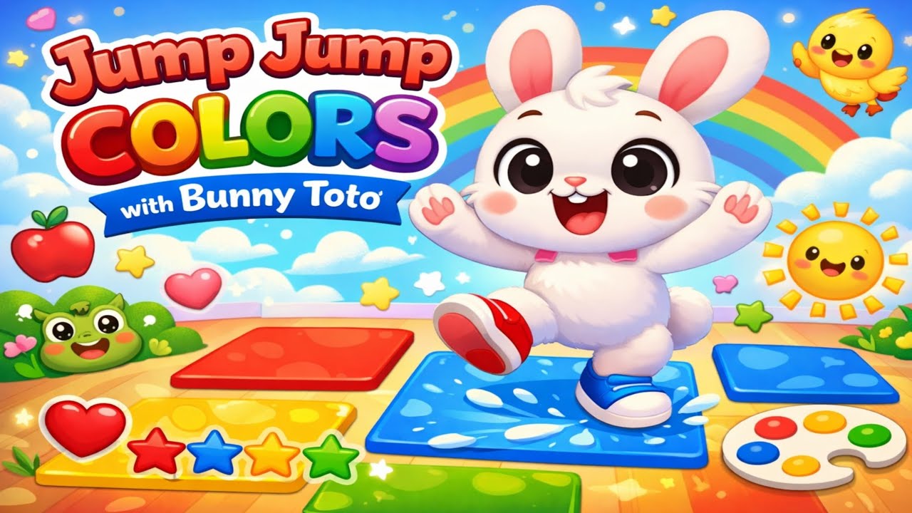 “Jump Jump Colors with Bunny Toto 🐰🌈 | Fun Color Song for Kids” - YouTube