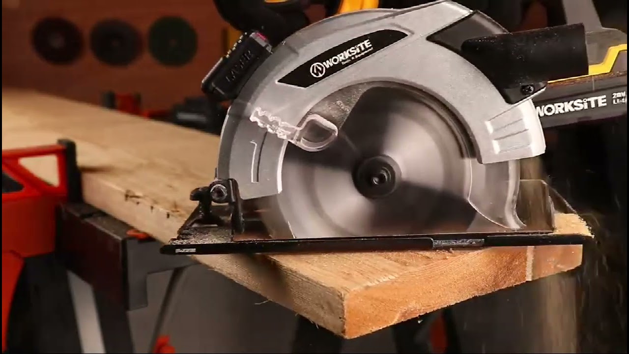 WORKSITE 20V Battery Circular Saw CCS334 - YouTube