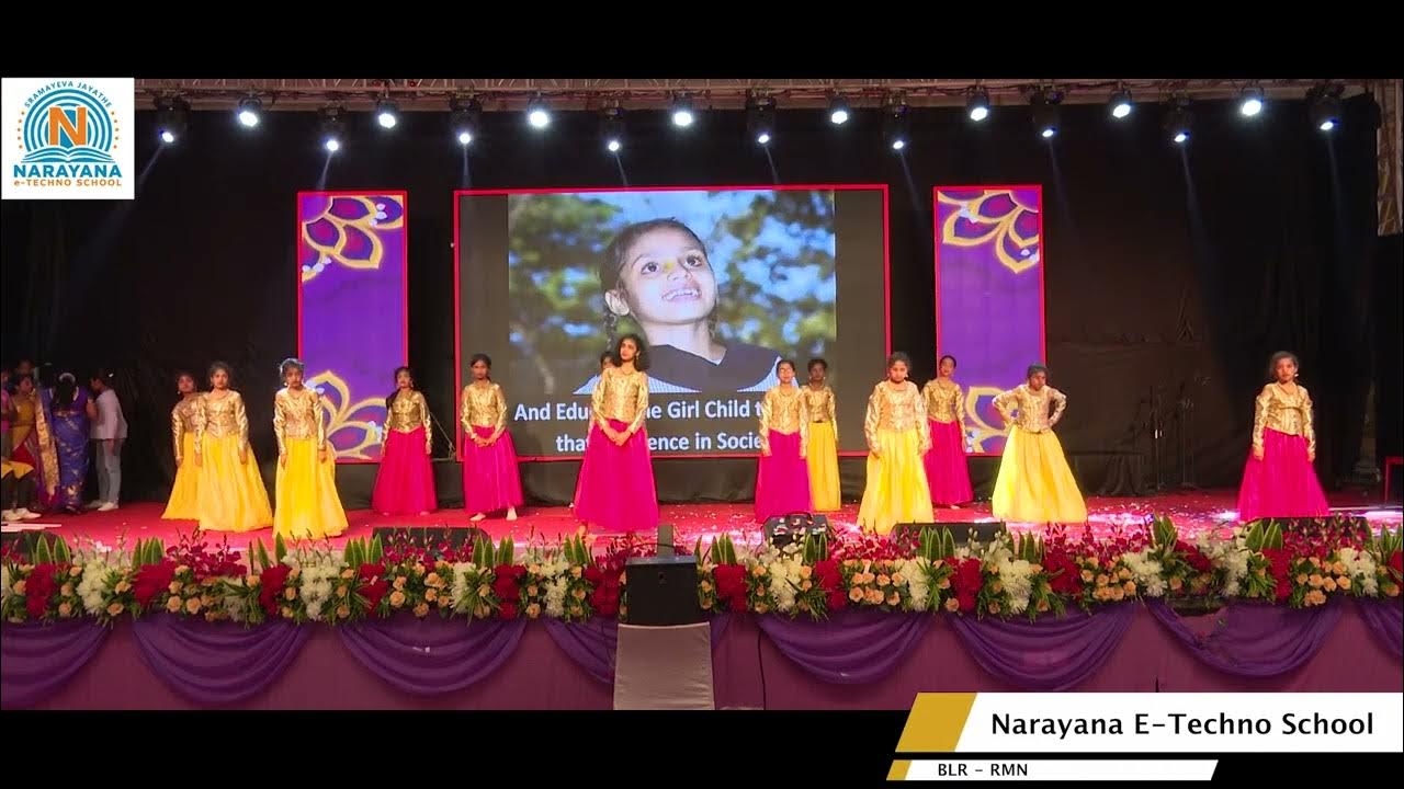 Narayana e-Techno school Ramamurthy Nagar branch Annual Day Gravito 2022-23 e champs class 1-5 ...
