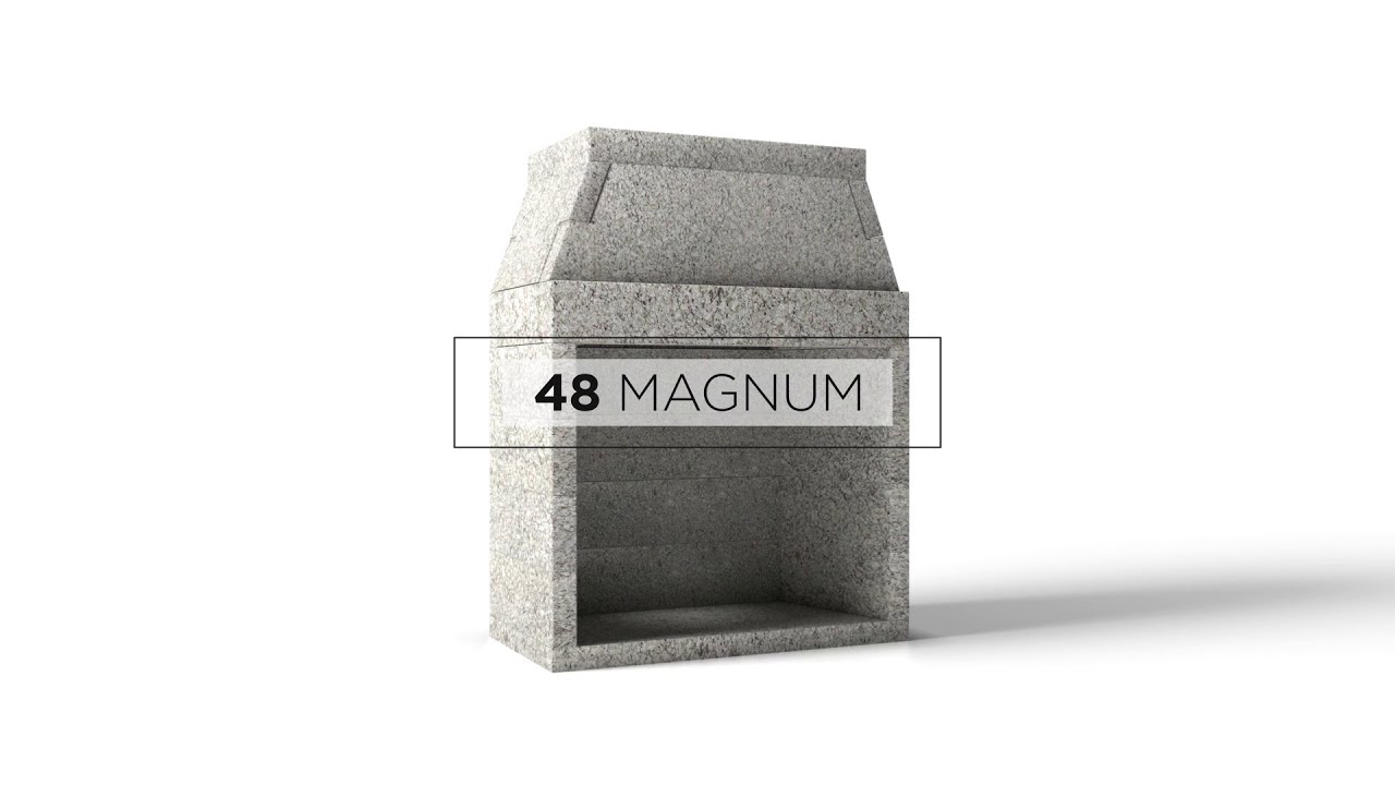 Isokern Fireplace- 48 Magnum 3D Animation - YouTube
