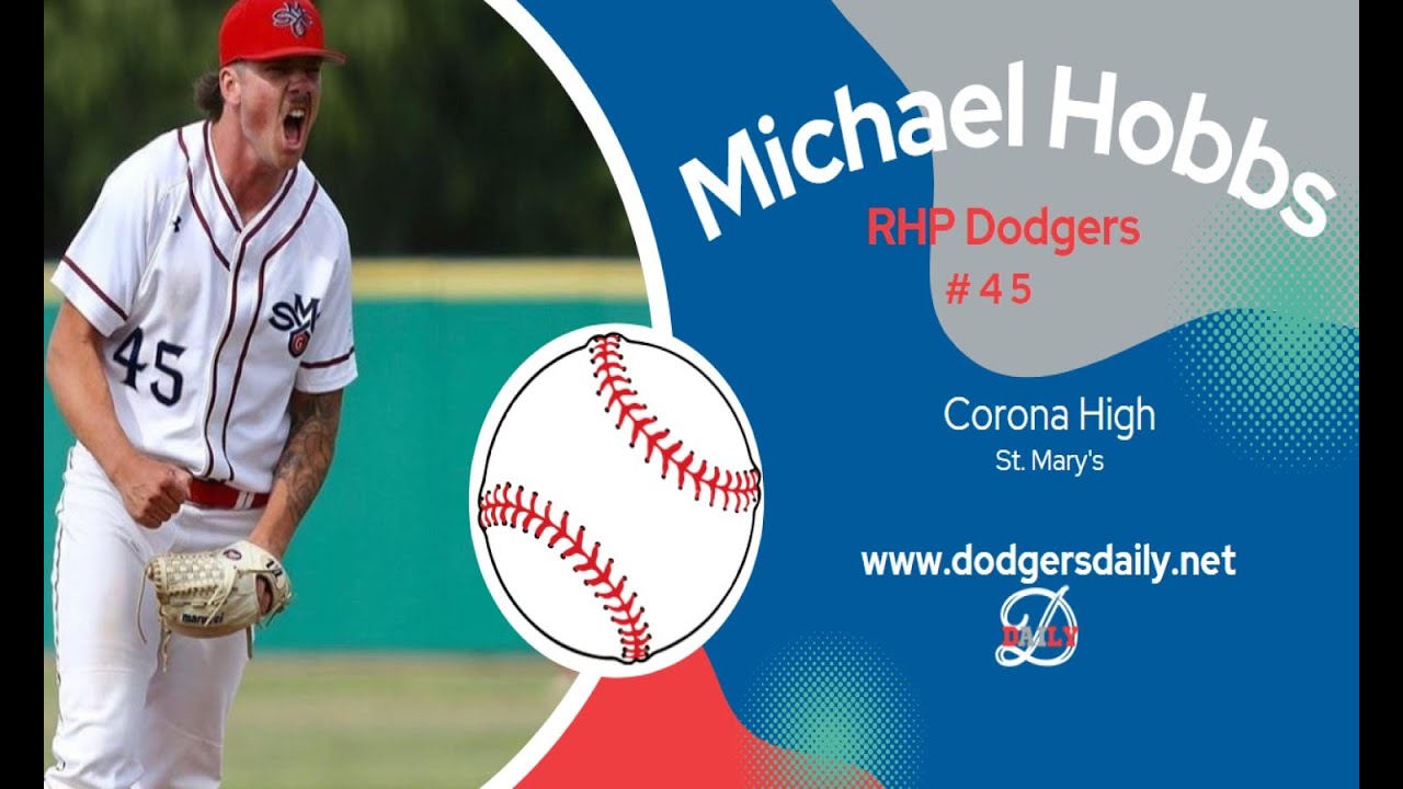 Dodgers Prospects, RHP Michael Hobbs, Joins Dodgers Daily - YouTube