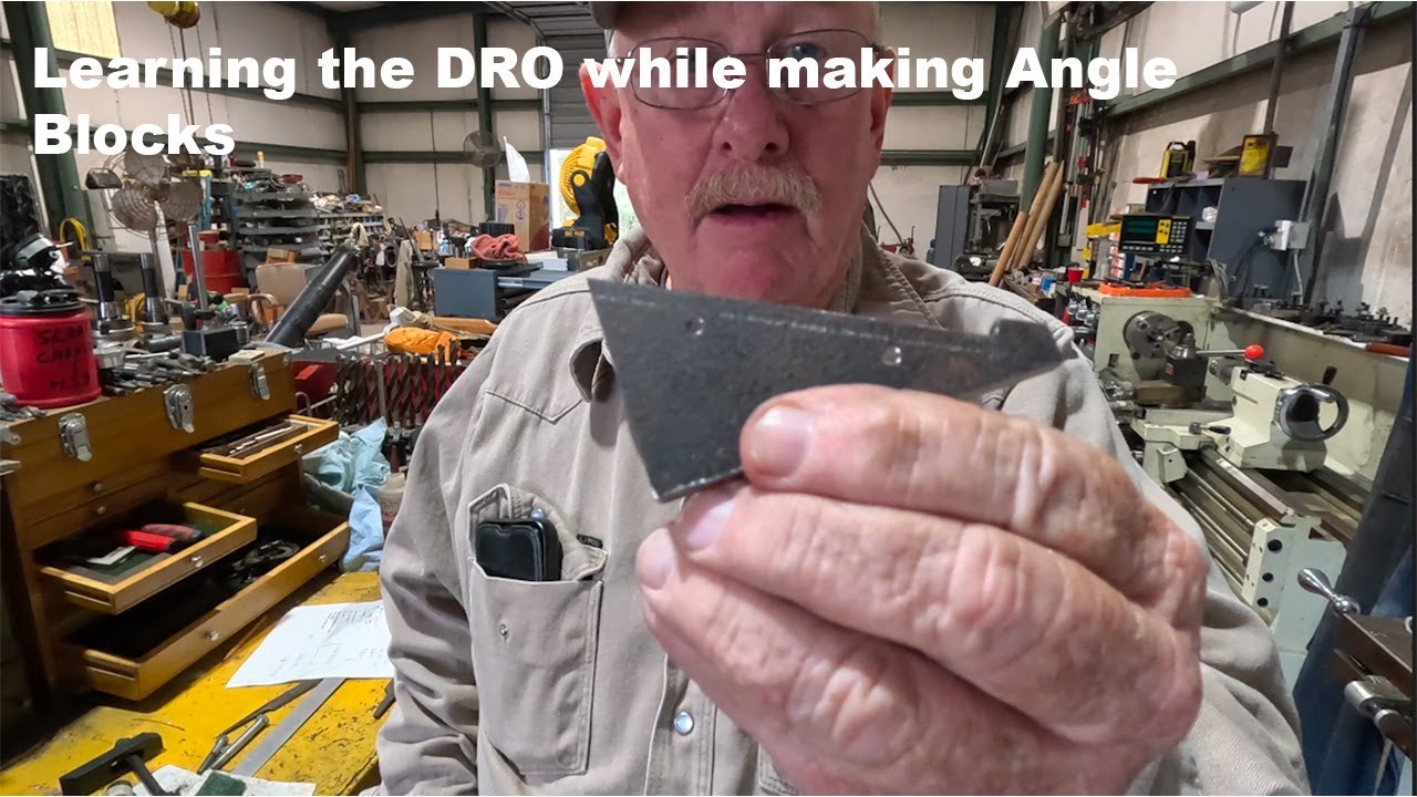 Making an Angle Block Using Dro - YouTube