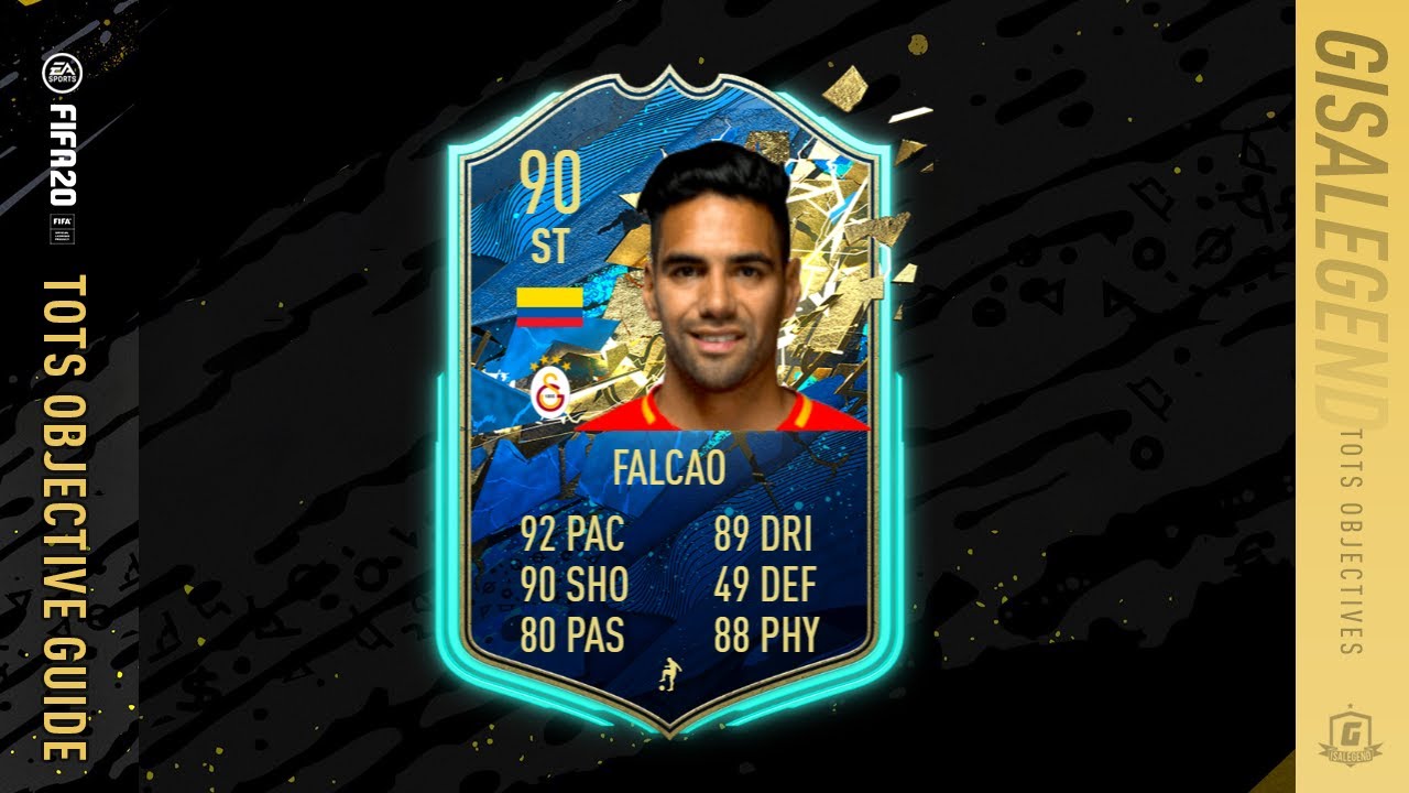 FIFA 20 How To Do TOTS Radamel Falcao Objectives Guide - 90 ST - YouTube