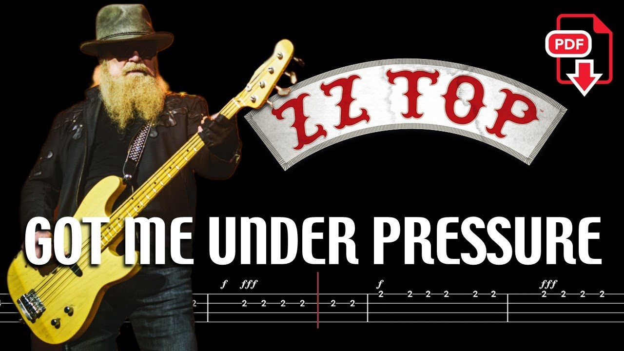 ZZ Top - Got Me Under Pressure (🔴Bass Tabs | Notation) @ChamisBass # ...