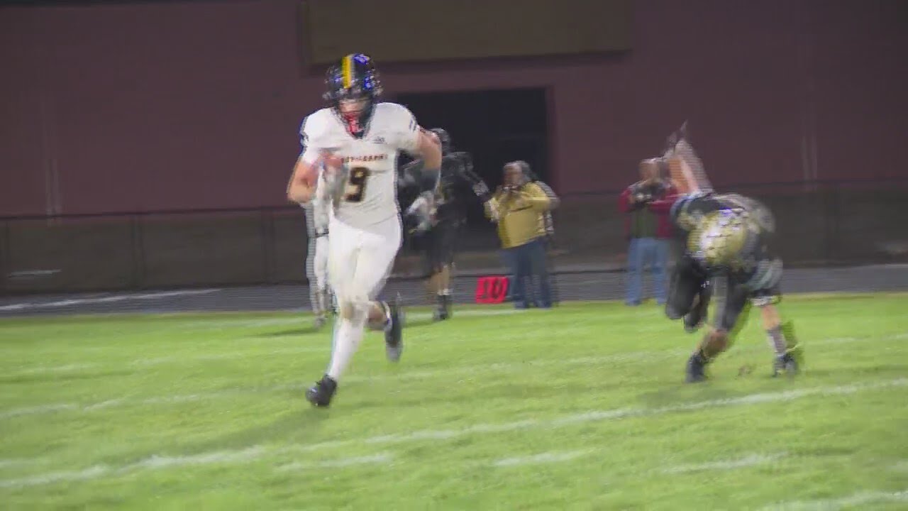 South Adams topples Madison-Grant 43-36 to win 1A sectional crown - YouTube