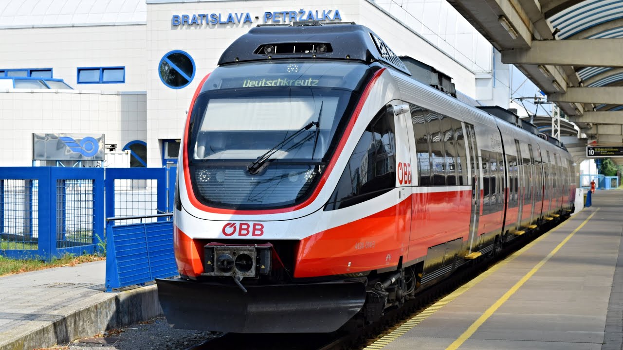 ÖBB Talent im Cityjet-Design Bratislava-Petržalka - YouTube