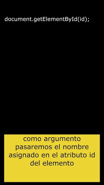 Tips rapidos en Javascript / getelementbyid - YouTube