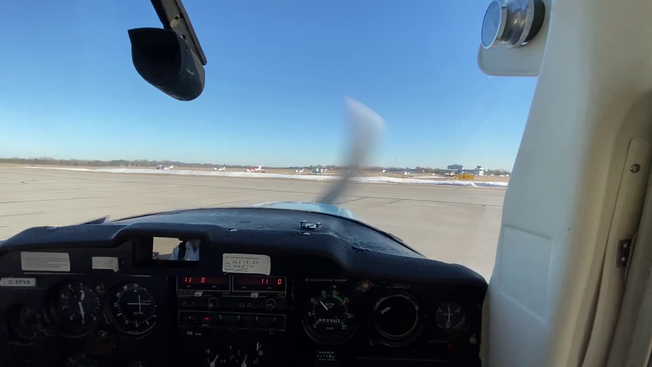 Takeoff Runway 23 of Oshawa Airport (CYOO) - YouTube