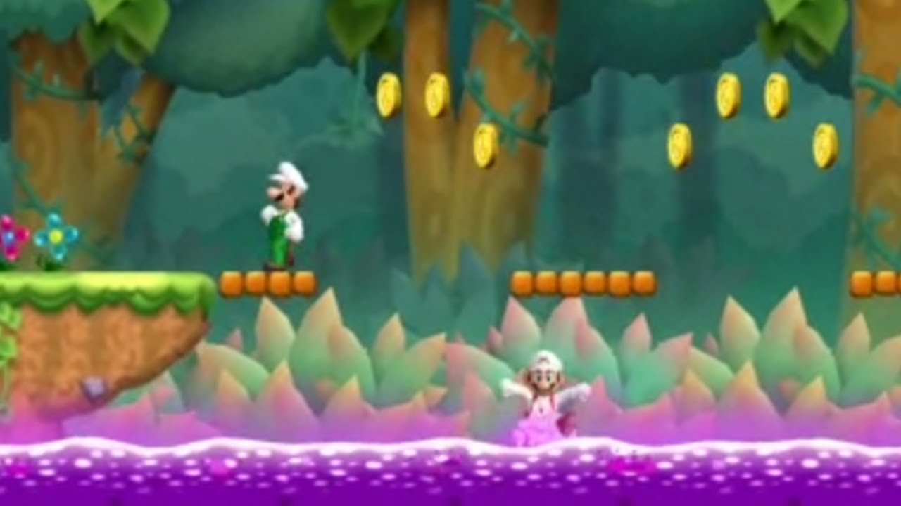 Newer Super Mario Bros. Wii: Hard Mode (Co-Op) #01 (World 1) | the ...