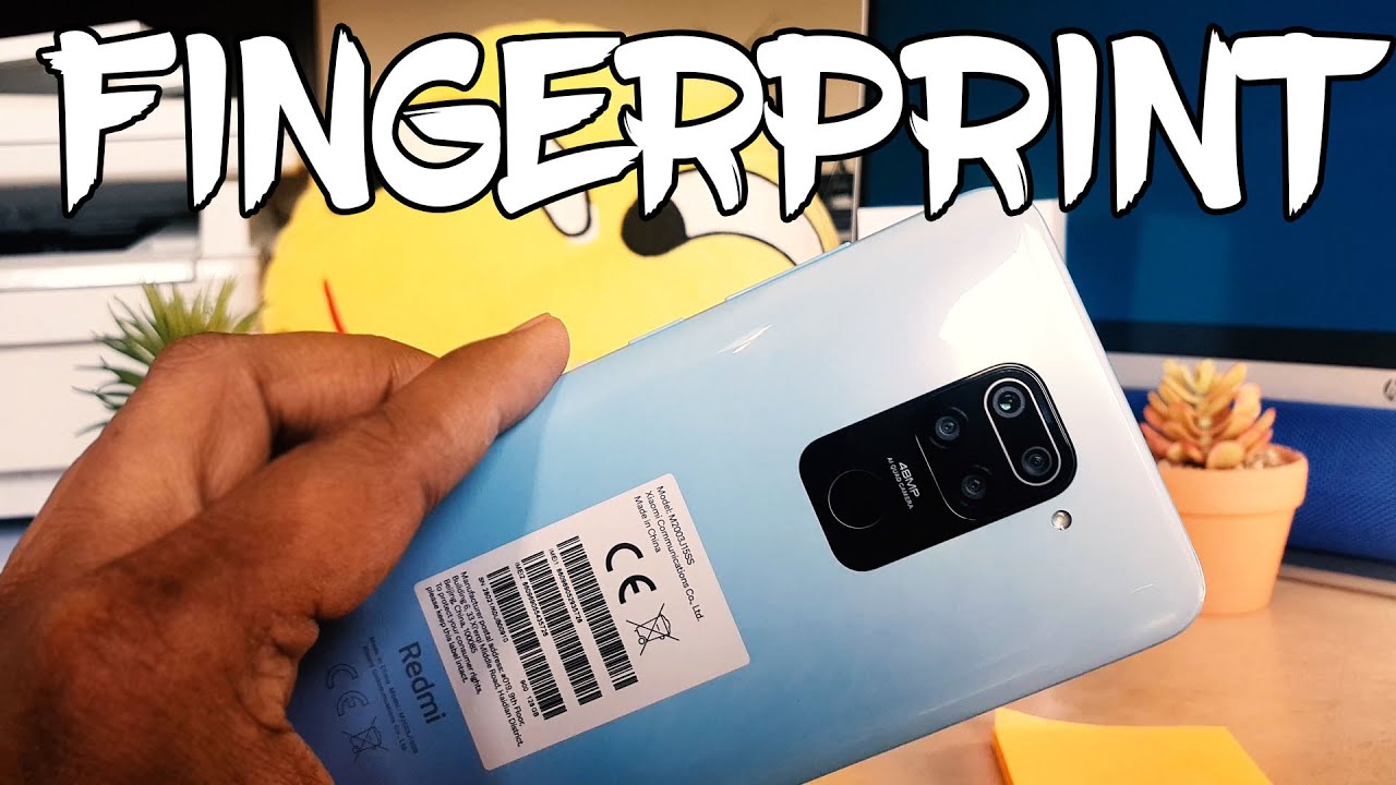 How to setup Fingerprint on XIAMO Redmi Note 9 - YouTube