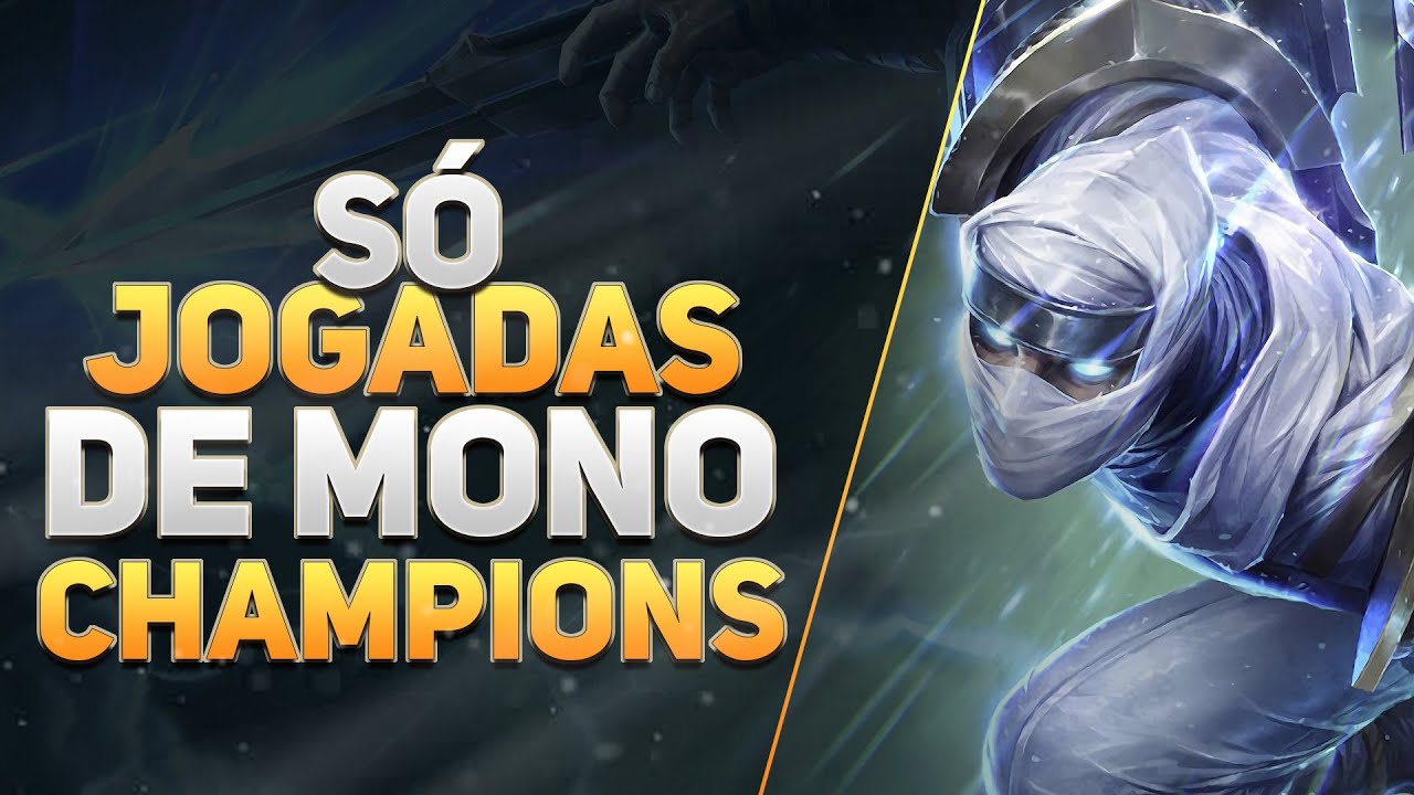 MELHORES JOGADAS que só MONO CAMPEÕES FAZEM - League of Legends - YouTube