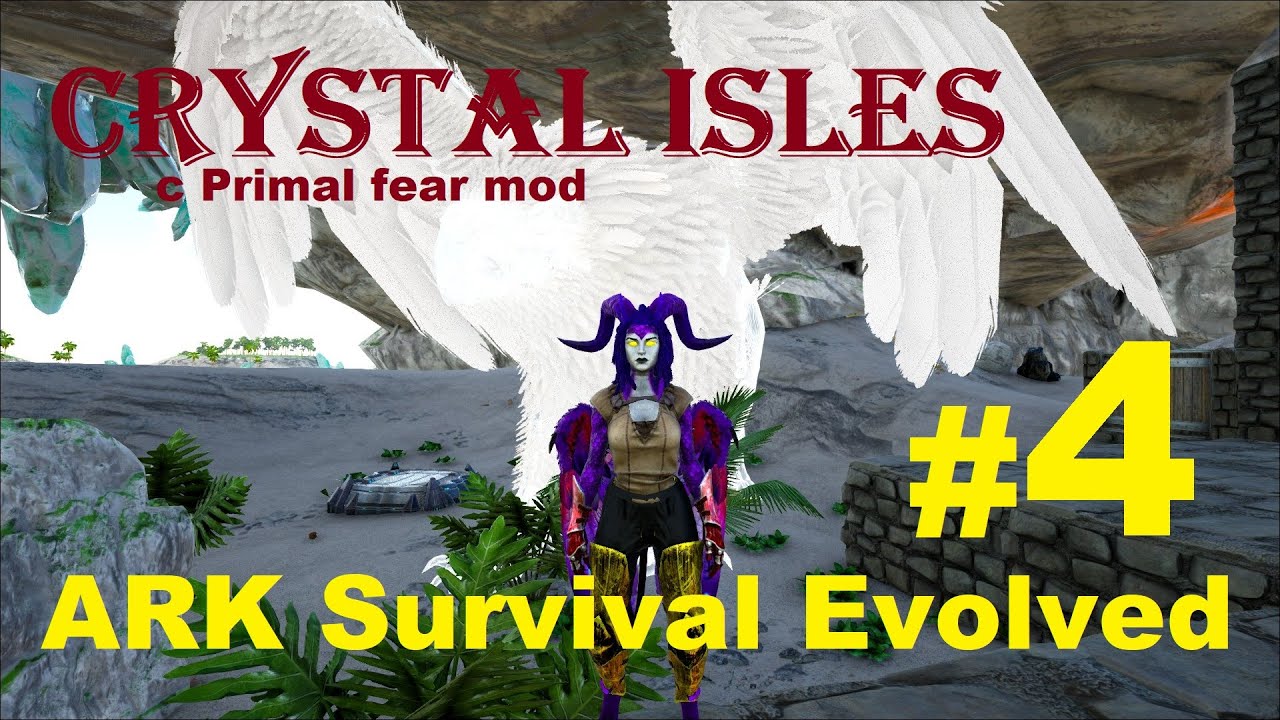 ARK Survival Evolved: Crystal Isles с Primal fear mod. История 4 - YouTube