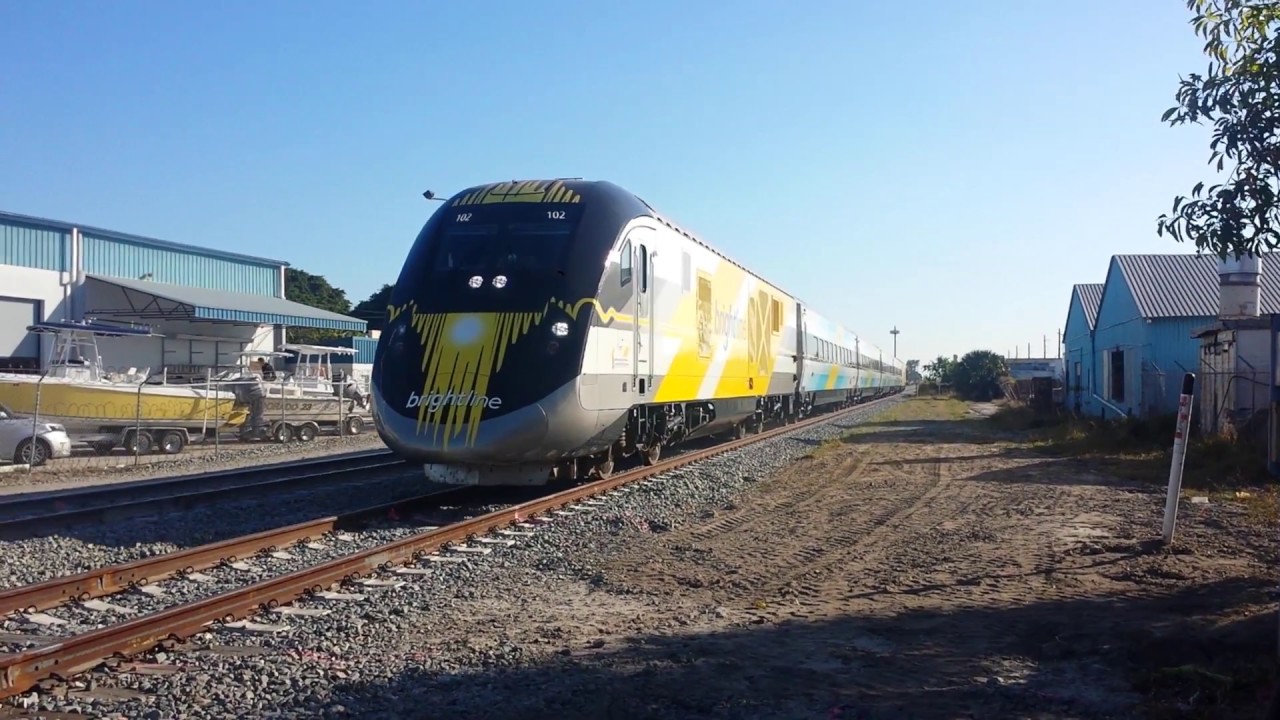 BrightLine's Inaugural Run - Part 2. - YouTube