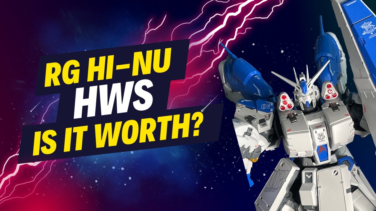 EW Heavy Weapon System Expansion Pack for RG Hi-Nu Gundam - Is it worth? - YouTube