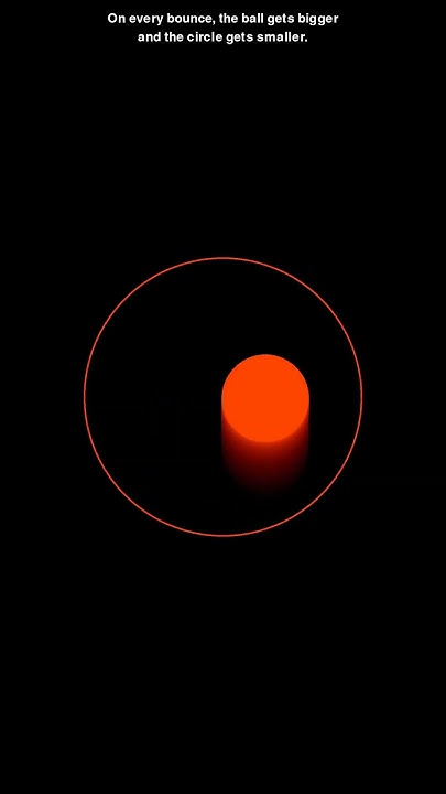 Ball bouncing simulation #python #music #coding #adhd #space #simulations #code #animation - YouTube