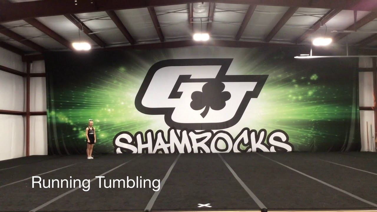 GU Shamrocks Level 1 Tryout Routine - YouTube