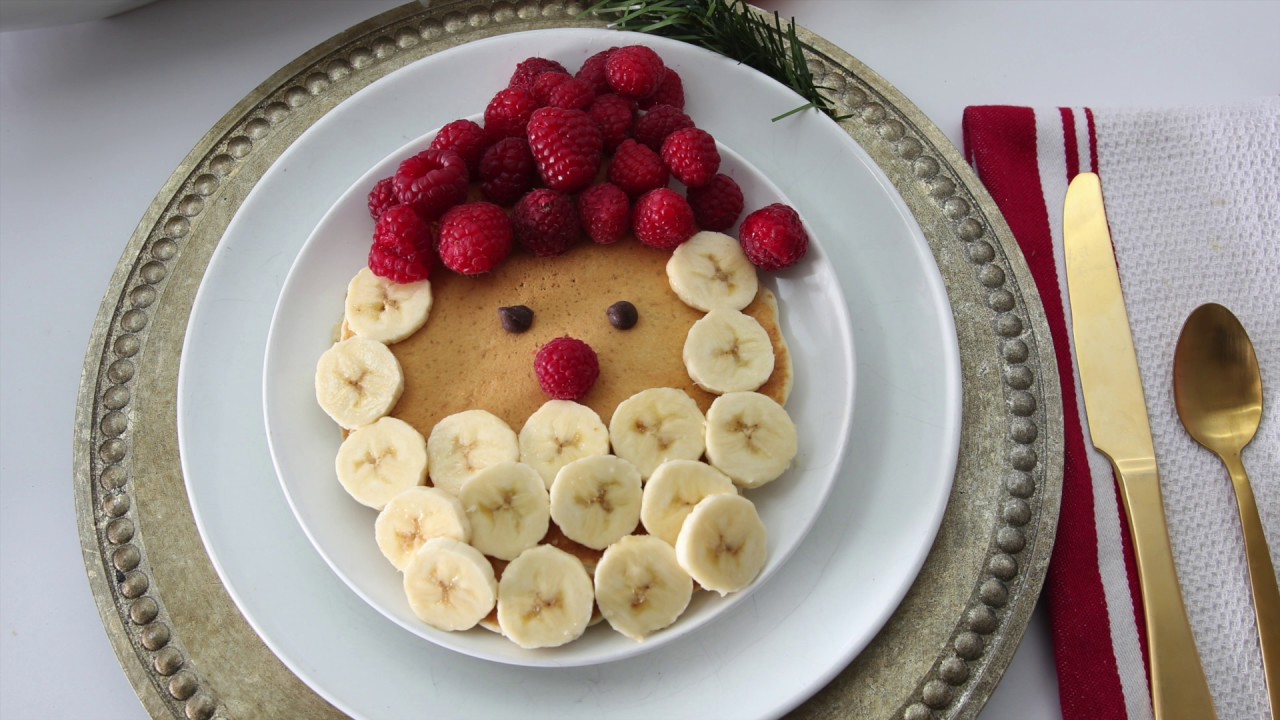 Santa Claus Pancakes - YouTube