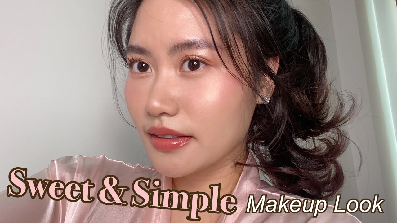 HOW TO | Sweet & Simple Makeup Look + วิธีทาอายแชโดว์ง่ายๆ - YouTube
