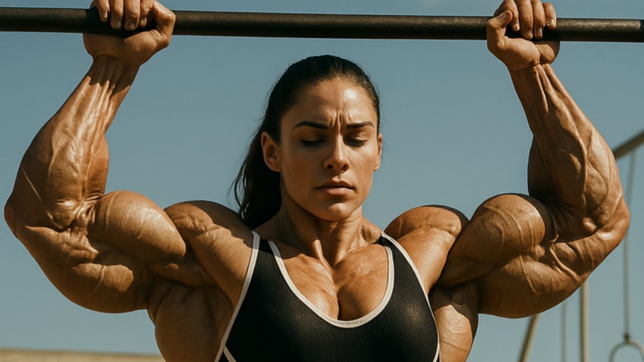 THIS BODYBUILDER WOMAN HAVE SUPER SOLID STEEL BICEPS AND SHE NATALIA ...