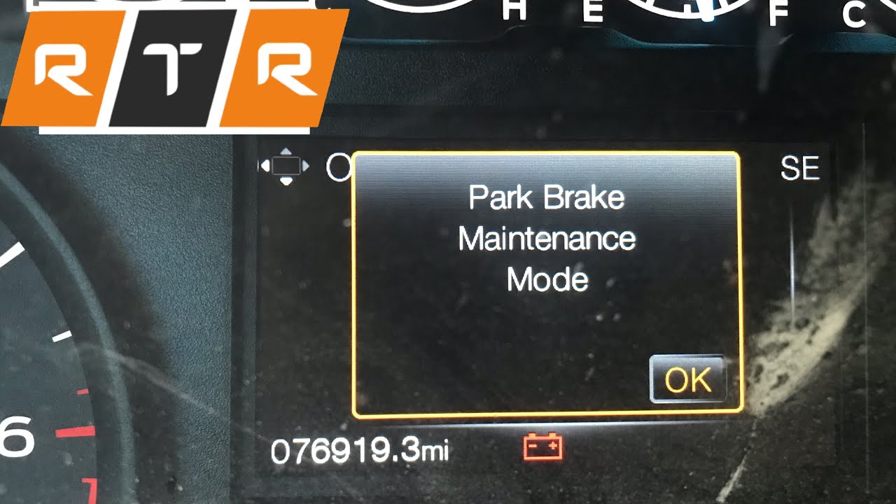 How To Put Your Ford F-150 Into Brake Maintenance Mode! - YouTube