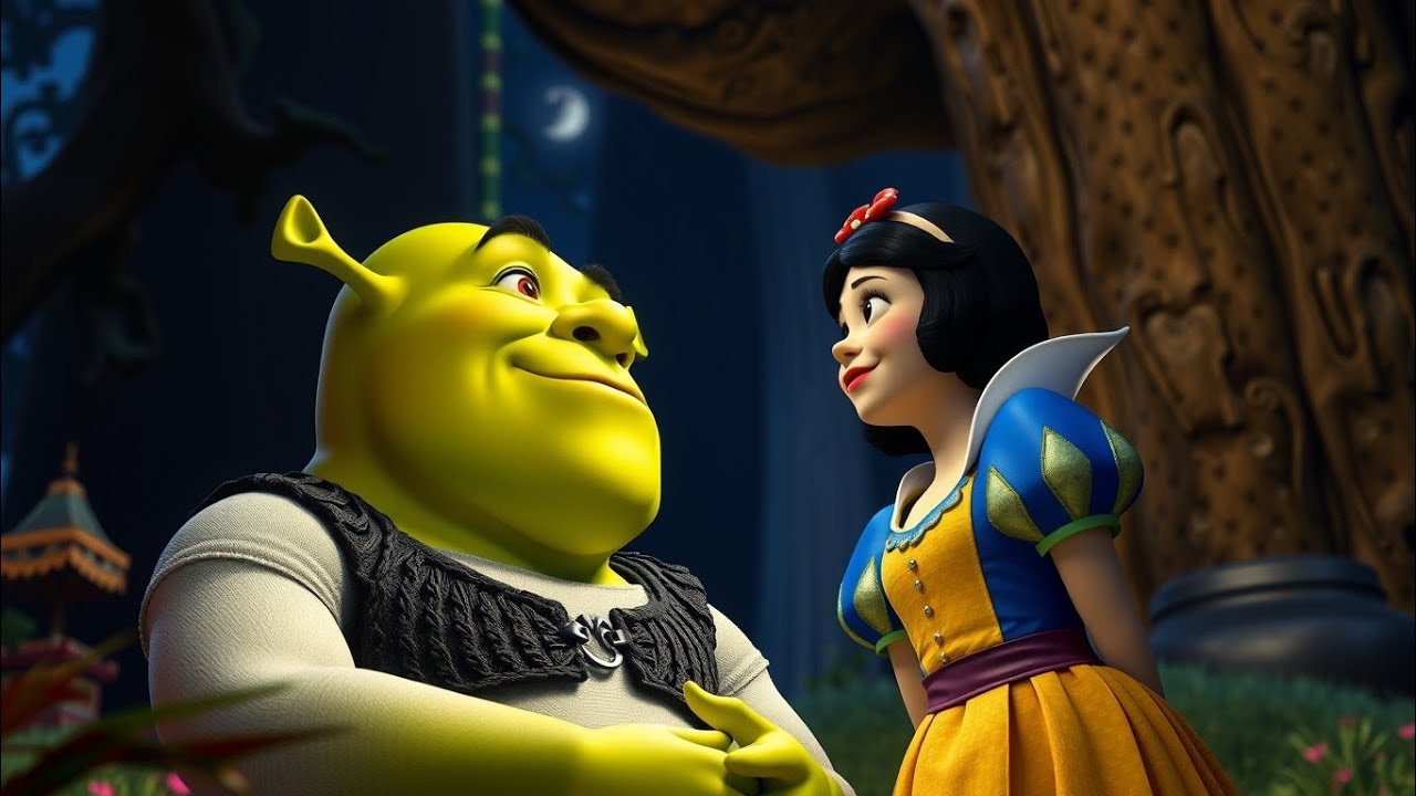 Shrek & Snow White in the Forest of Sleeping Giants - YouTube