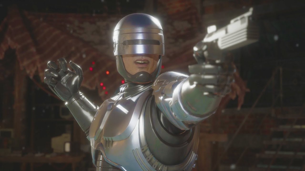 MK11 - RoboCop Arrests Kano - YouTube