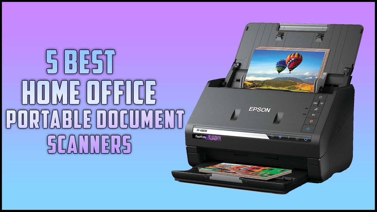 5 Best Portable Document Scanners In 2023 - YouTube