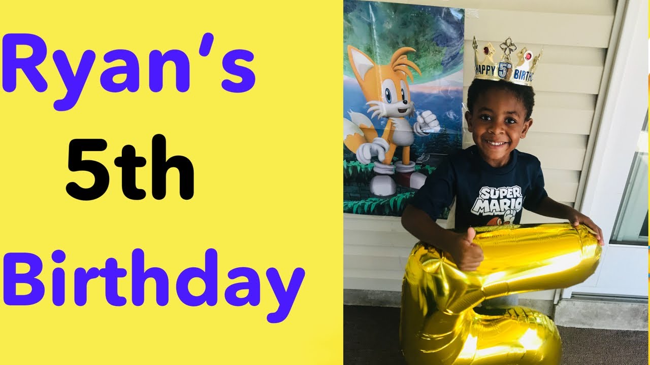Ryan’s 5th Birthday - YouTube