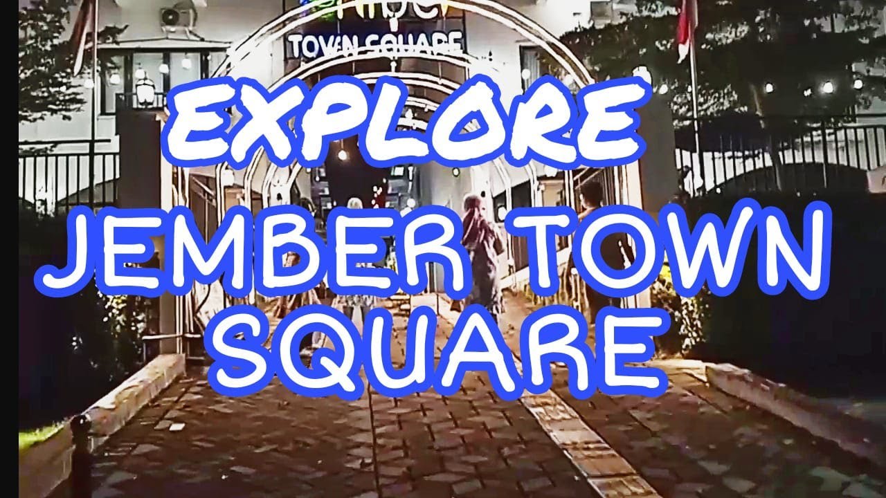 Explore menjelajahi Jember Town Square Jetos J-tos malam hari tanggal ...