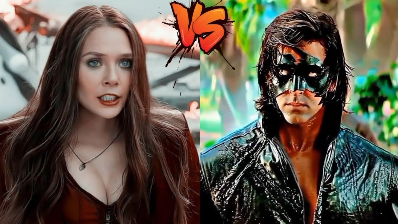 Krrish Vs Scarlett Witch | Fight Video | Explained In Hindi | Hariom ...
