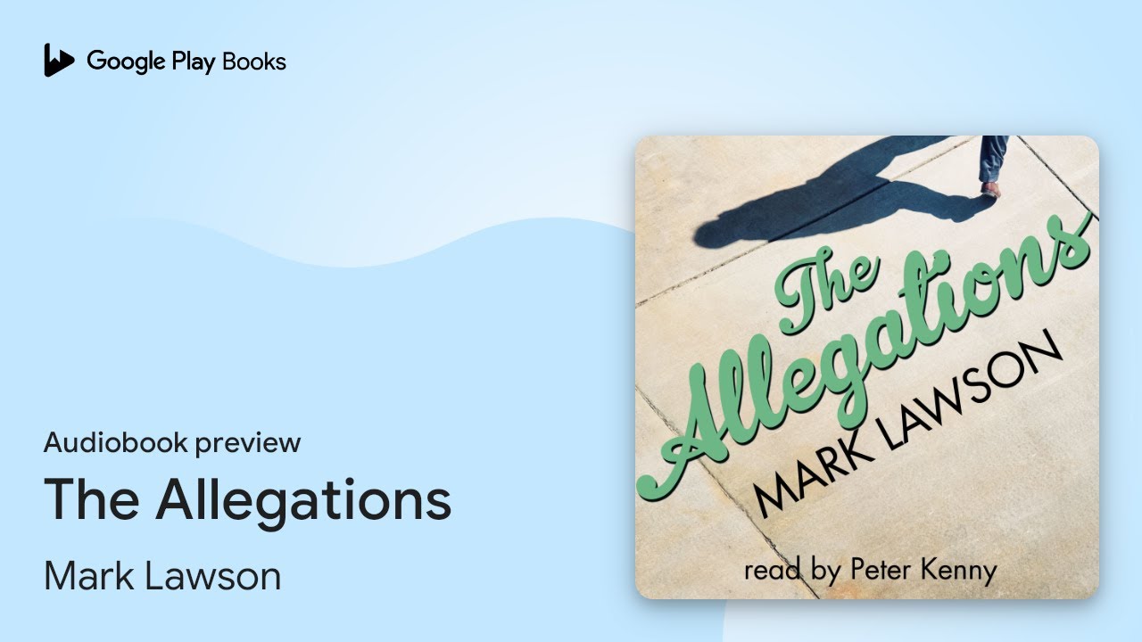 The Allegations by Mark Lawson · Audiobook preview - YouTube