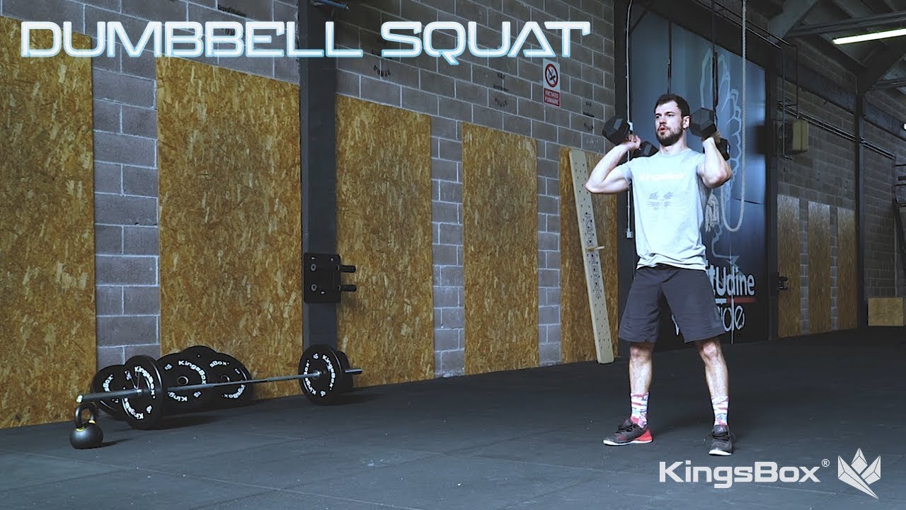 Dumbbell Squat // Squat Con Manubri Dumbbell [KingsBox Training] - YouTube
