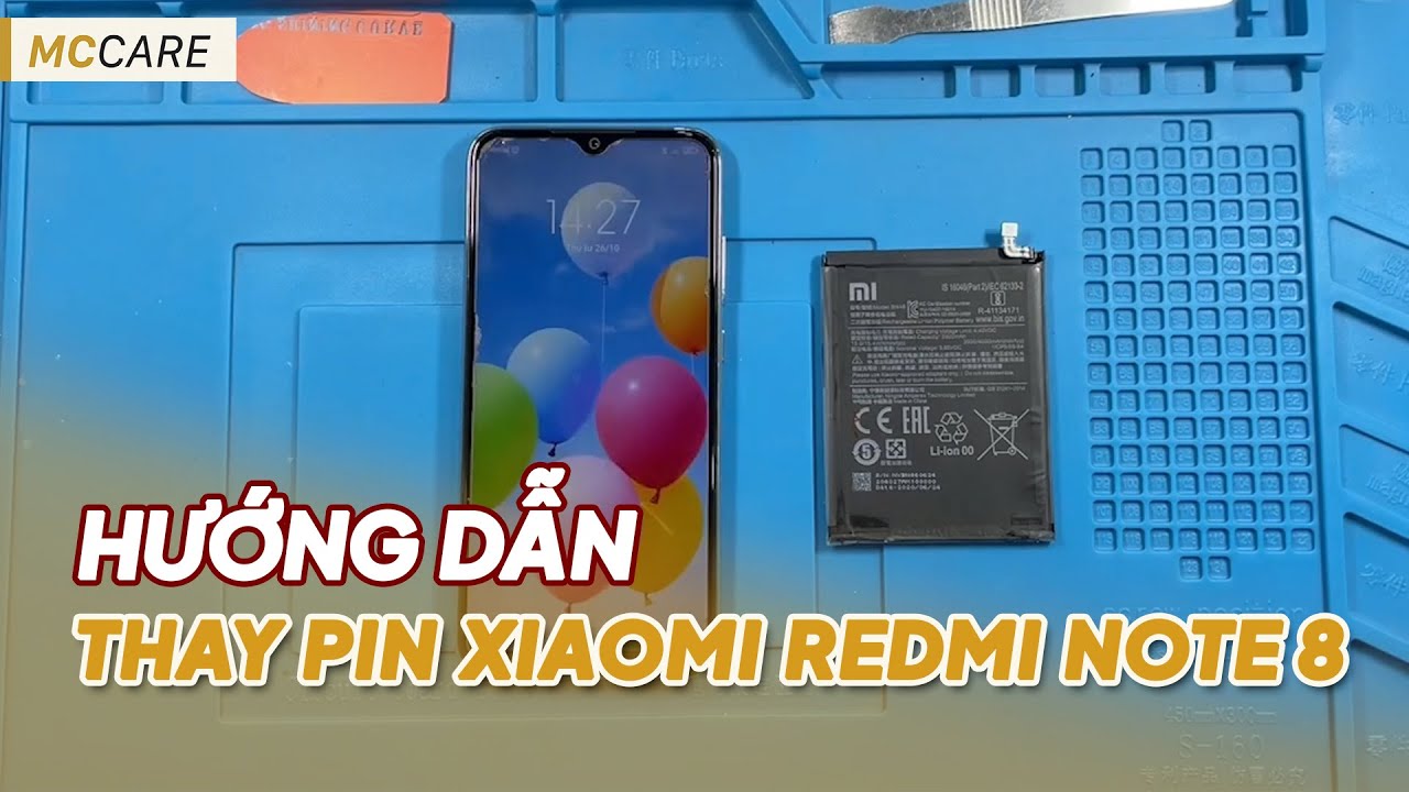 Thay Pin Xiaomi Redmi Note 8 Lấy ngay sau 15 phút - YouTube