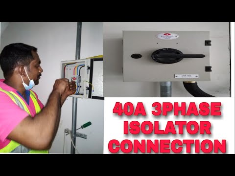 #How#to#connect#Three#Phase#Isolator| 40A Three Phase Isolator ...
