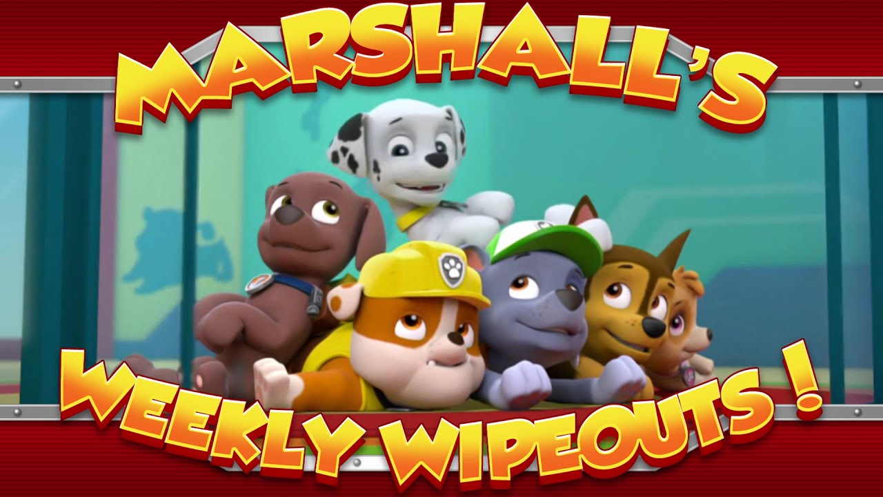 Marshall's Weekly Wipeouts! (Season 4 - Pups Save a Frog Mayor) - YouTube