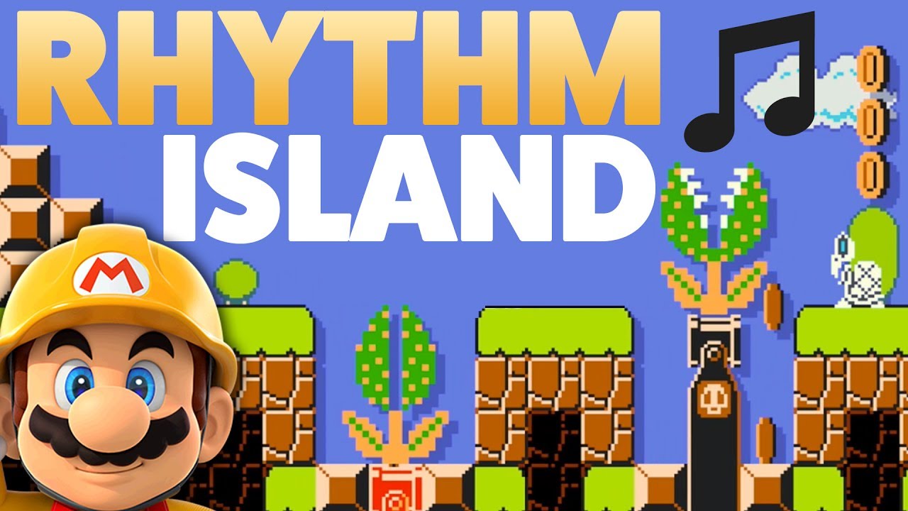 Super Mario Maker - RHYTHM ISLAND! - Level Showcase - YouTube