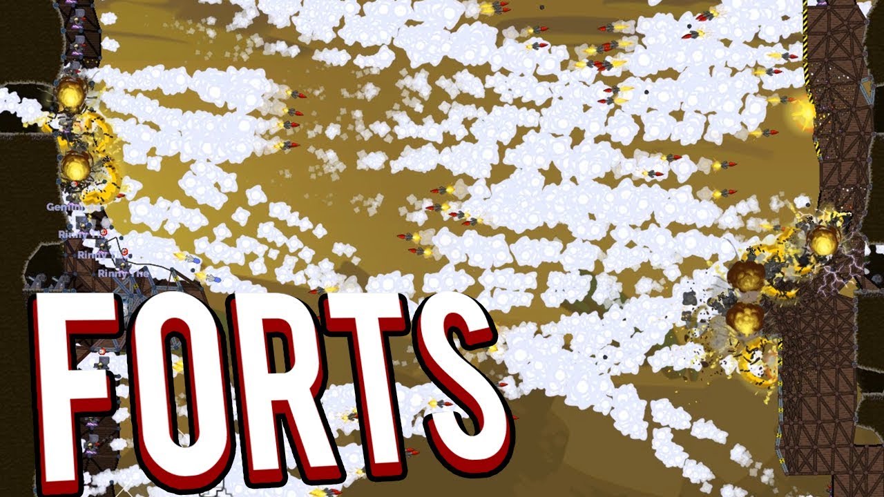 ROCKETS ROCKETS AND ONLY ROCKETS! - FORTS MULTIPLAYER 4V4 FORTS TONS OF ...