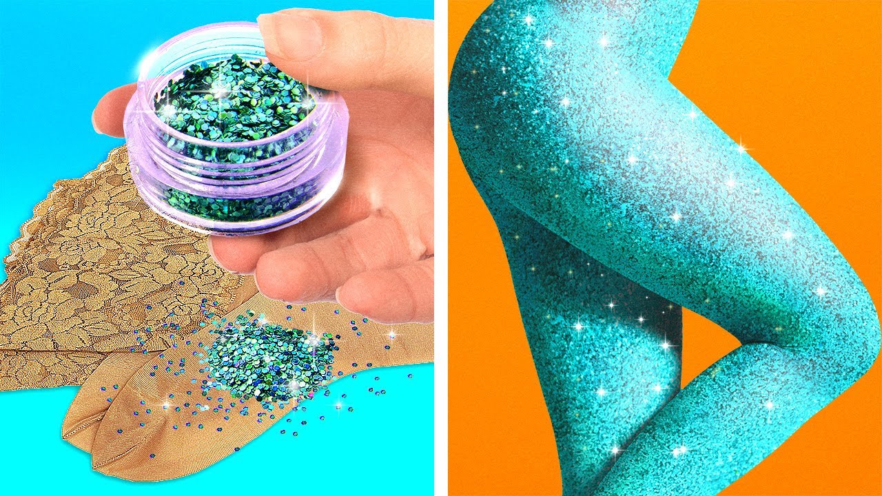28 DAZZLING GLITTER IDEAS TO SHINE LIKE A DIAMOND - YouTube