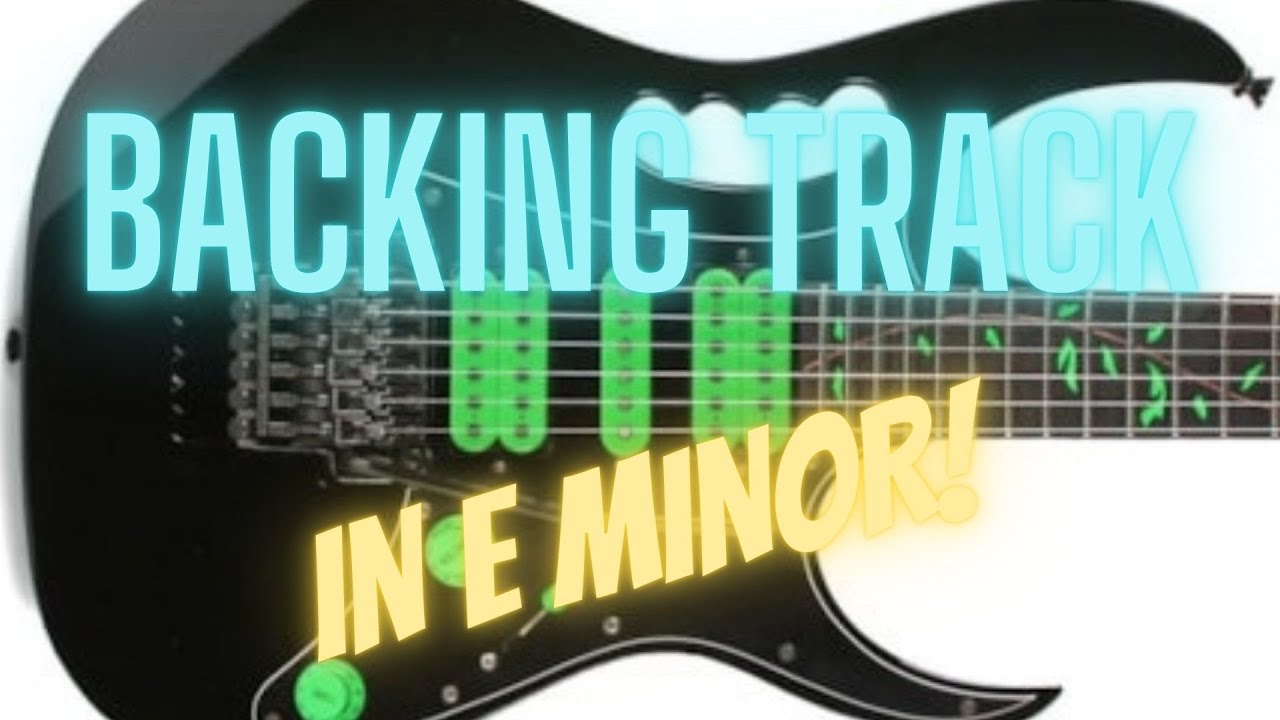 DRIVING METAL BACKING TRACK IN E MINOR! - YouTube