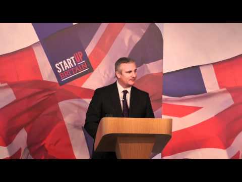 Gordon Frazer, managing director, Microsoft UK, speaks at the launch of ...