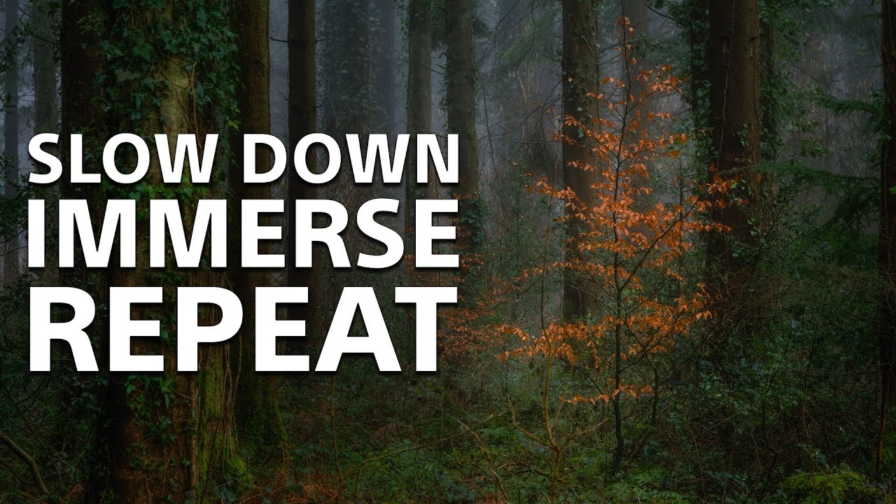 SLOW DOWN. IMMERSE. REPEAT: My Photography Success Formula - YouTube
