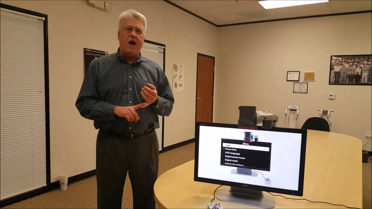 Brief Introduction to GoVision Transportable Video Magnifier - YouTube