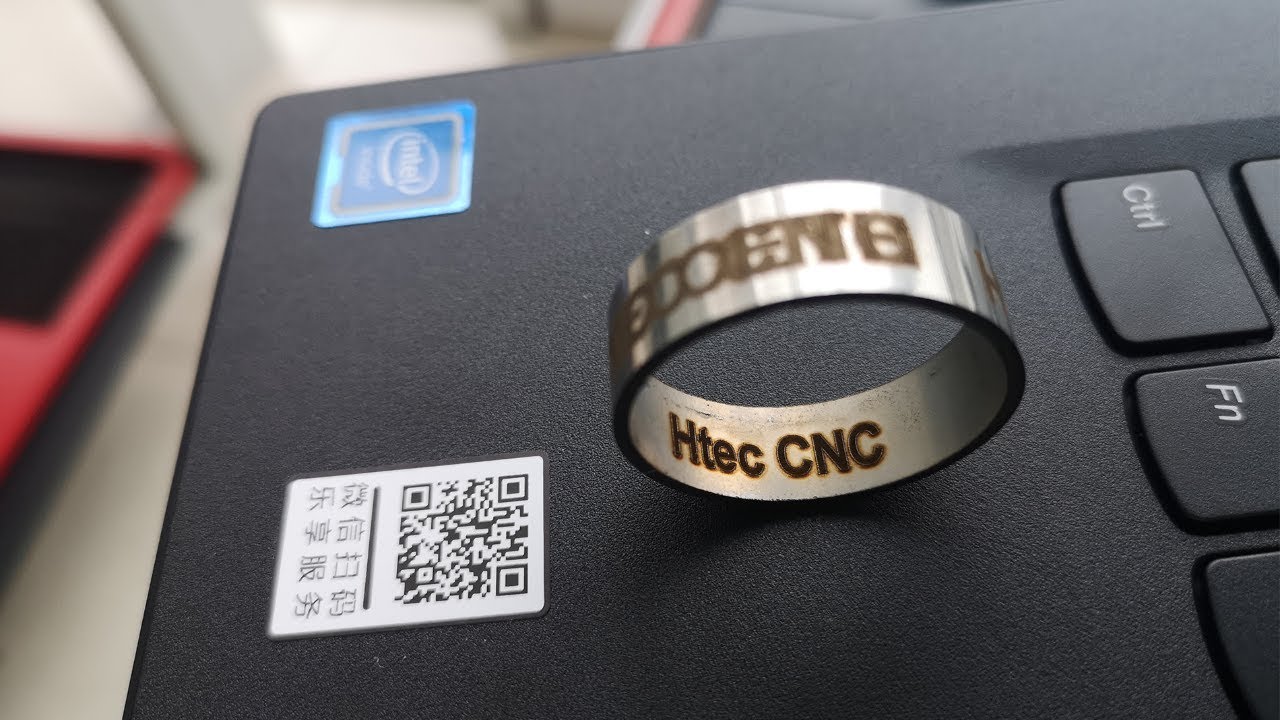 Engraving inside the ferrule by fiber laser marking machine - YouTube