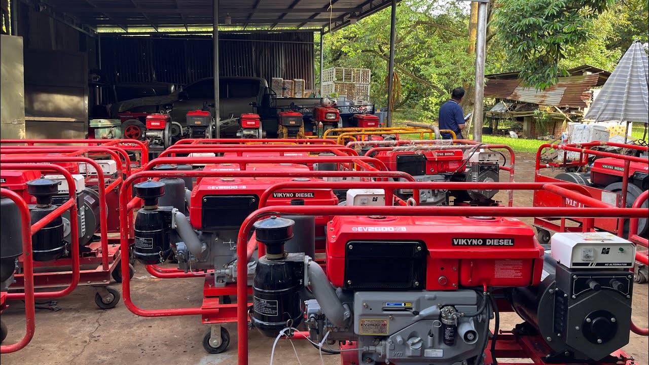 Lô máy vikyno 2600 có đề kéo cục hữu toàn 16kw 1 pha. Anh em cần lh ...