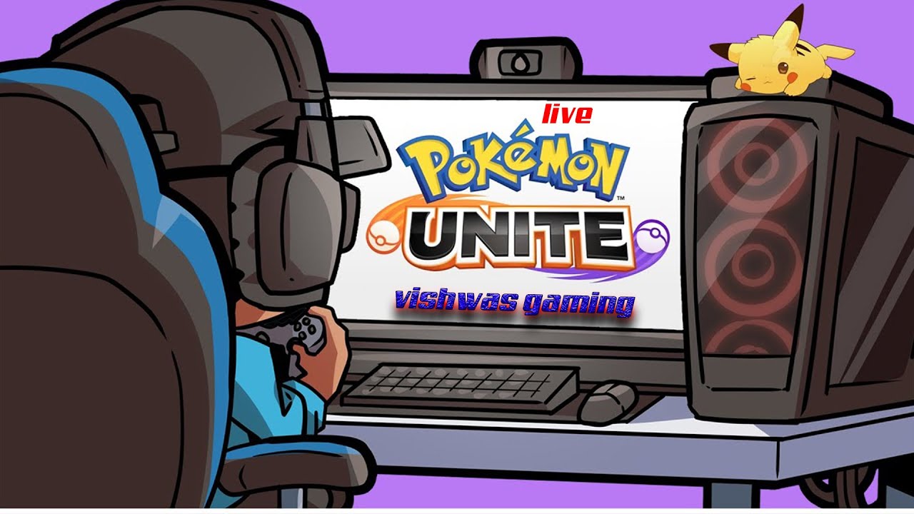 LEGEND STREAMER IS BACK POKEMON UNITE | POKEMON UNITE LIVE | VISHWAS ...