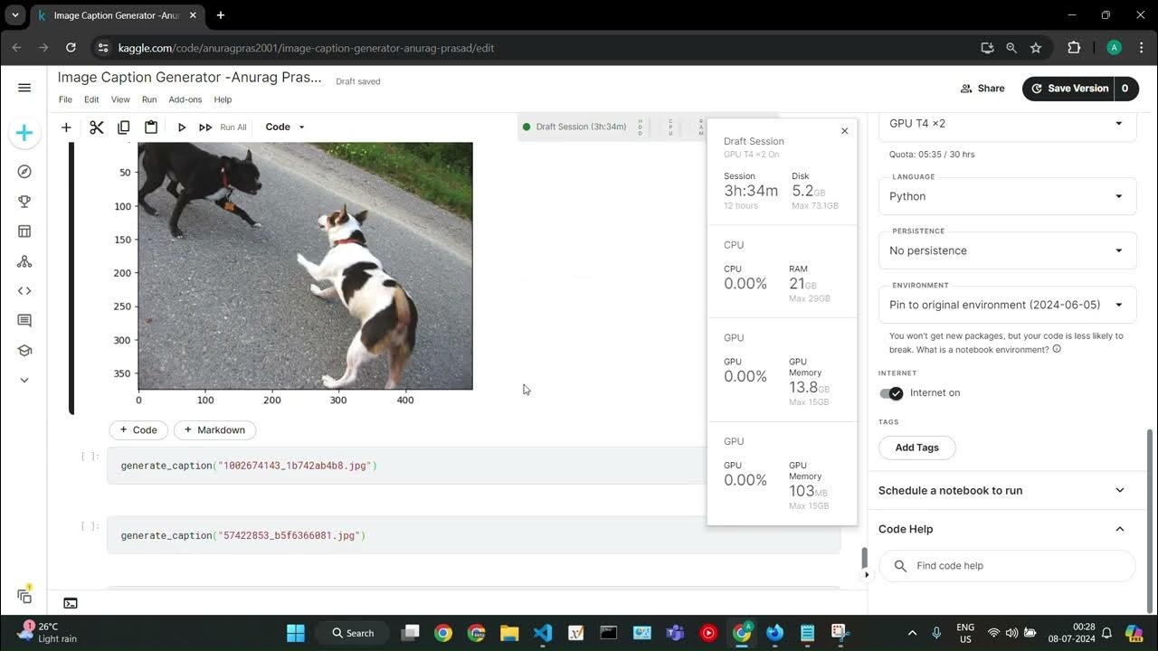Deep Learning for Image Descriptions | VGG16 & LSTM with Flickr8K - YouTube