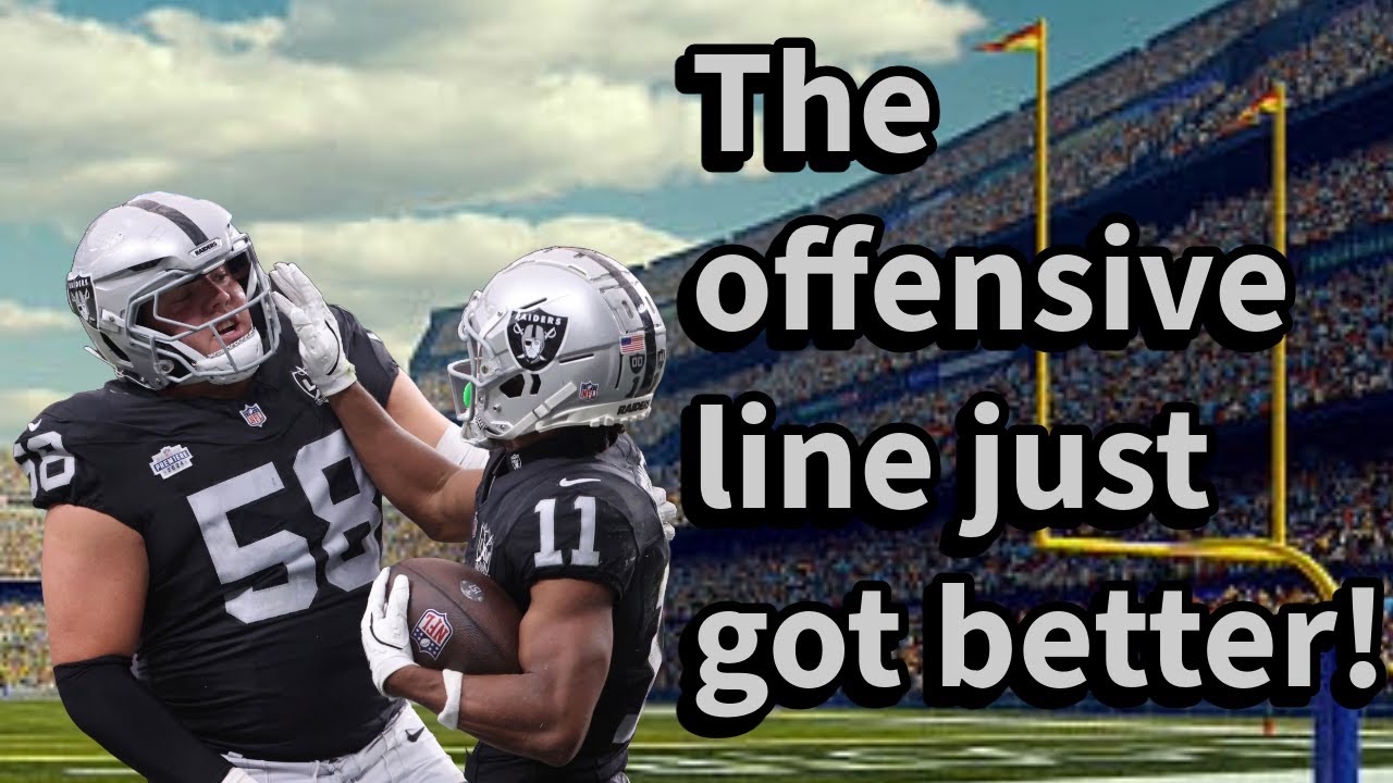 Jackson Powers-Johnson at center improves the Raider offensive line ...