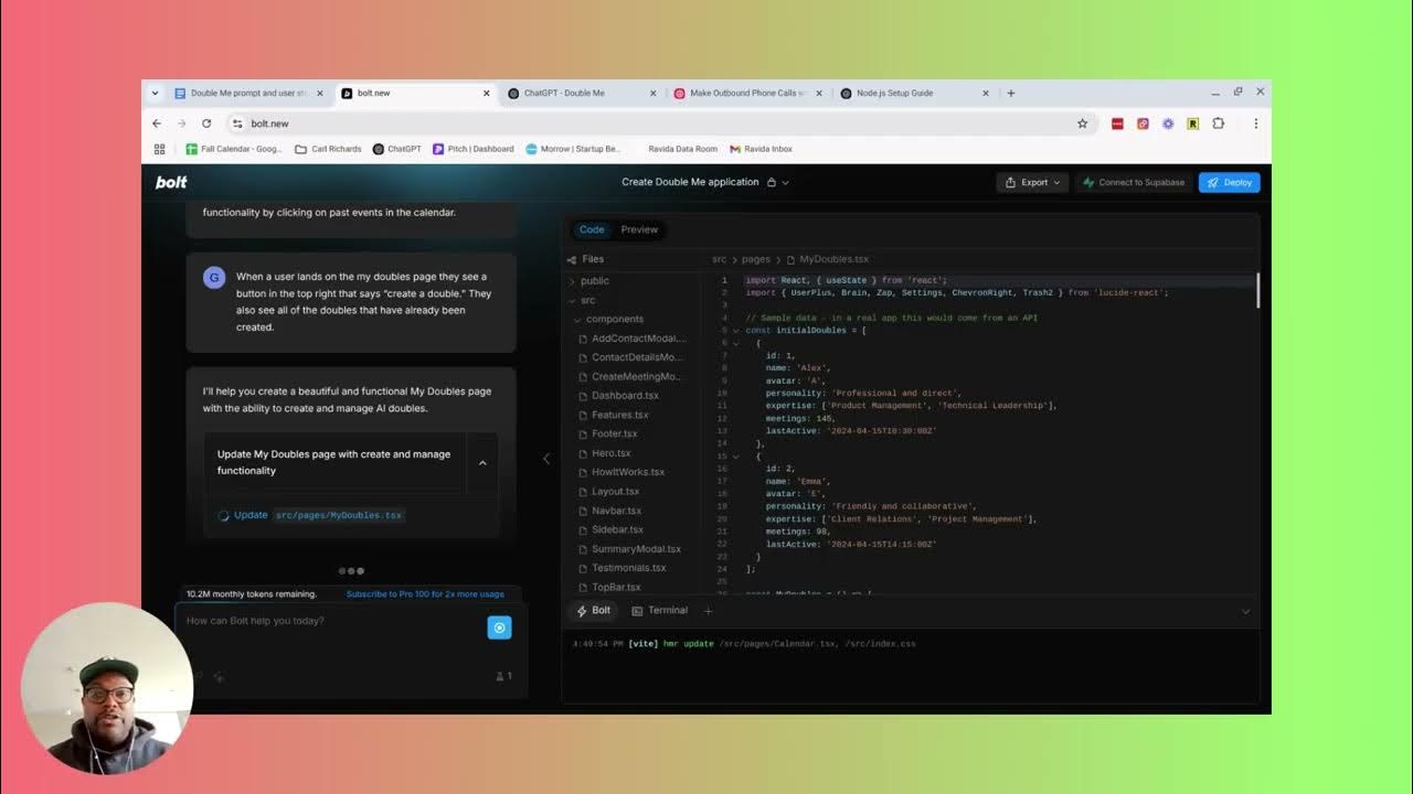 building a feature for multiple doubles | Double Me - YouTube