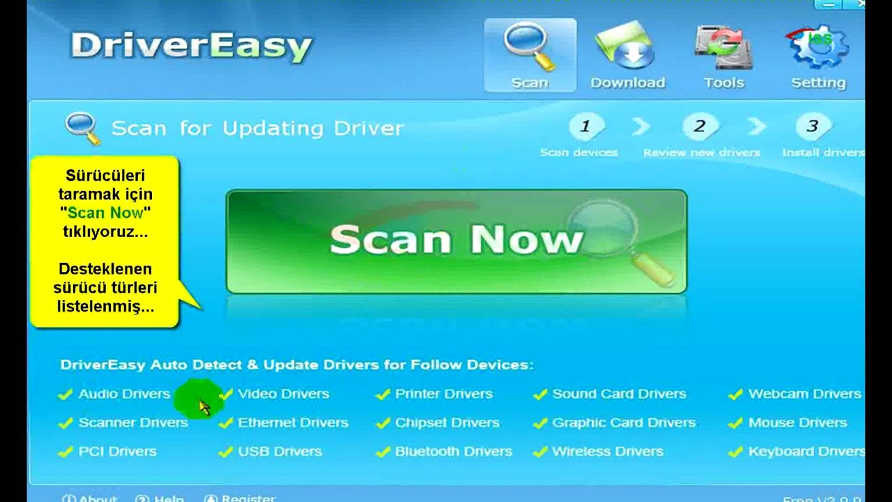 DriverEasy 2.1.0 [İnceleme] - YouTube